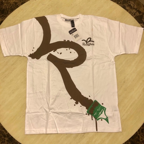Rocawear | Shirts | New Rocawear Logo Printed Tshirt In White Size M ...